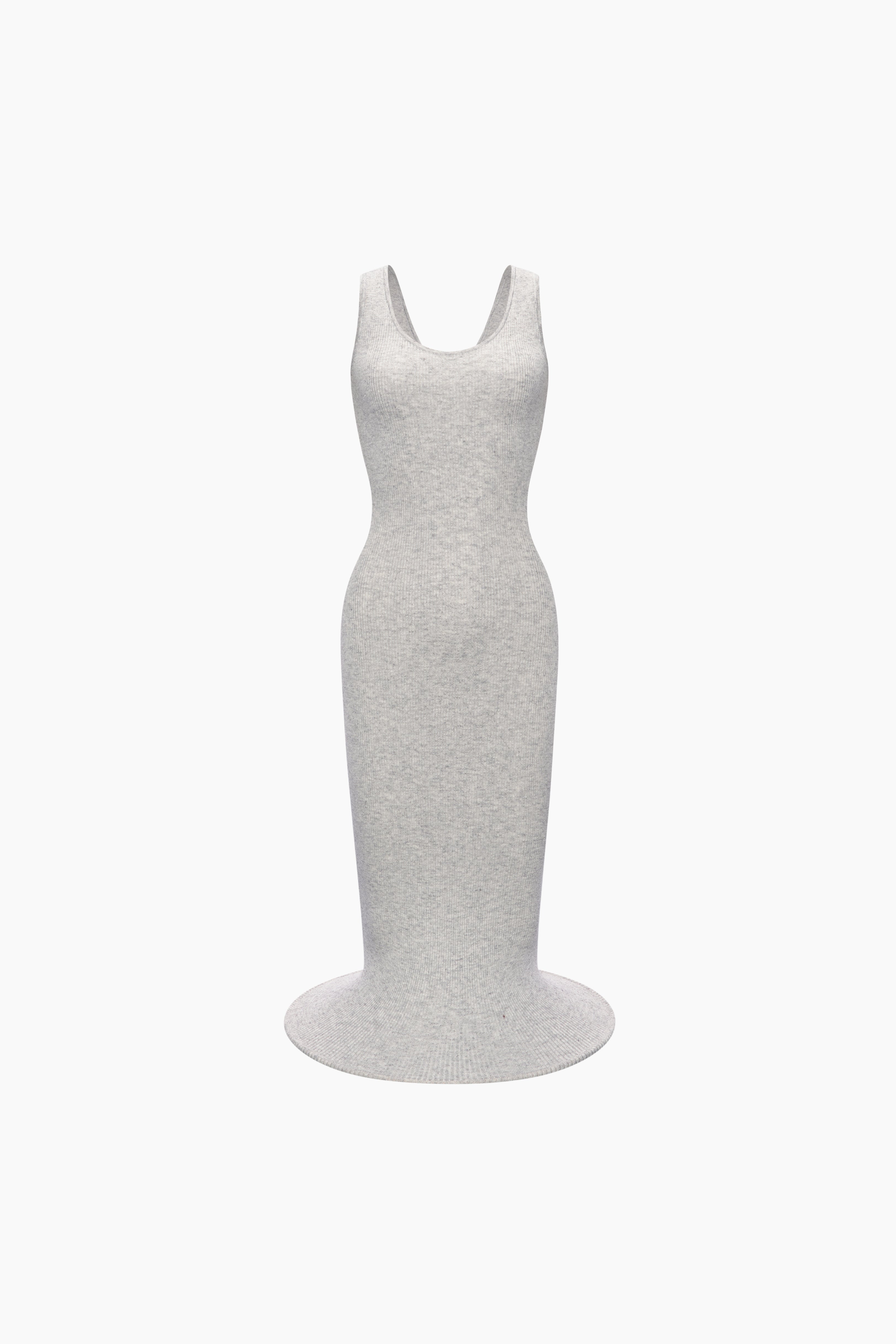 Siren Mermaid Dress Double Strap Gray - Bad Binch TONGTONG