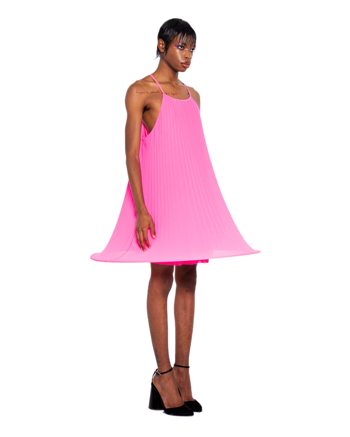 Pleated Hoop Dress - Bad Binch TONGTONG